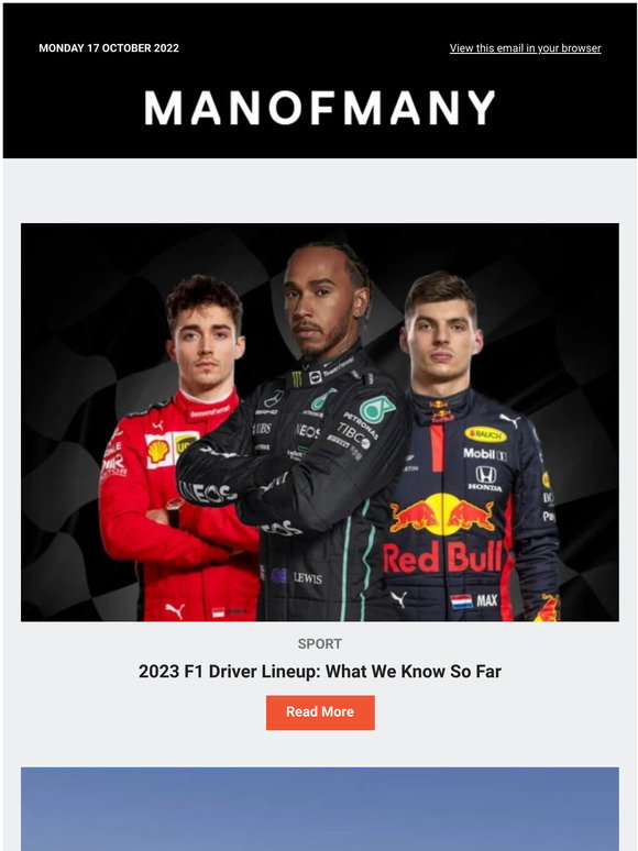 Man of Many: 2023 F1 Driver Lineup: What We Know So Far & more | Milled