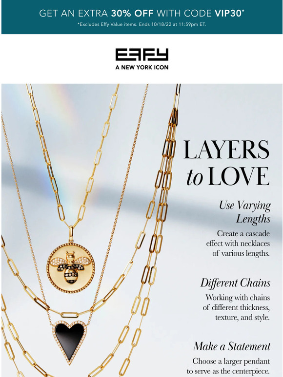 Effy: Build the perfect layered look with Effy's unique designs | Milled