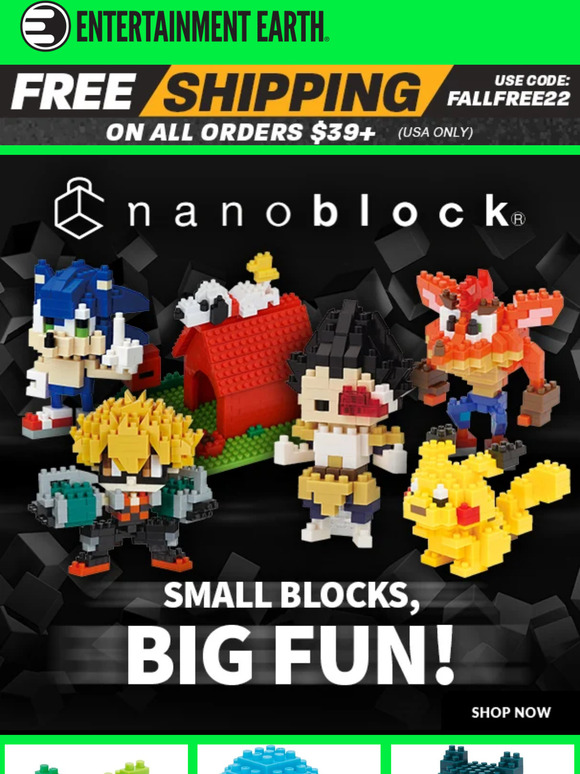 Entertainment Earth: Into Building? These New Nanoblock Construction ...