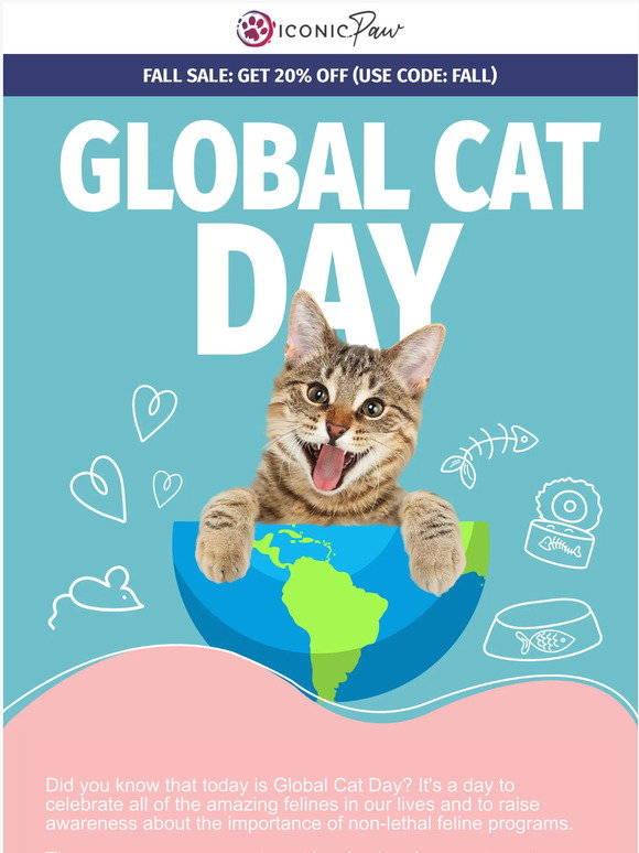 Crown & Paw: Iconic Paw – Spreading Awareness for Global Cat Day | Milled