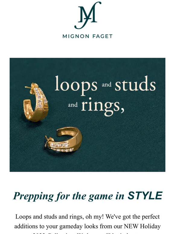 Mignon Faget: Black & 10K GOLD 🤩 | Milled