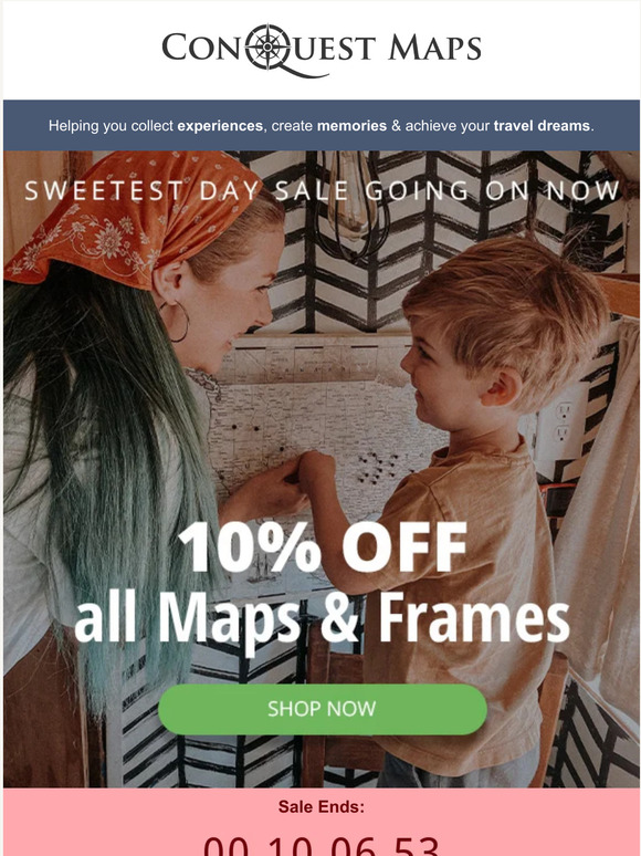 Conquest Maps: Last Call: 10% Off Maps & Frames End TONIGHT! | Milled