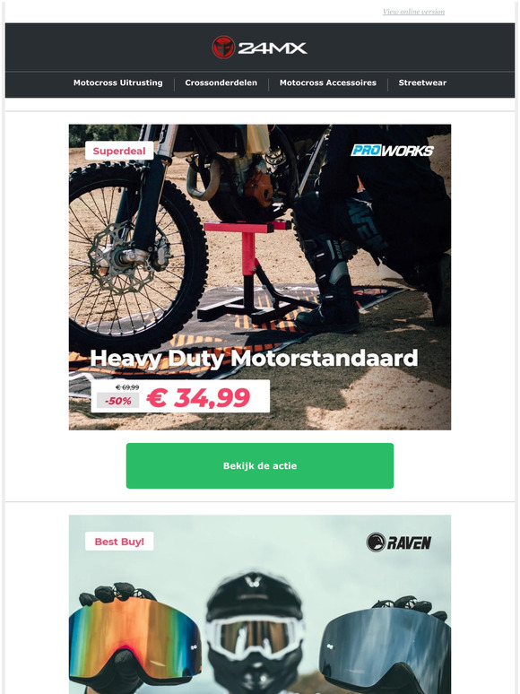 24MX UK: Motorstandaard voor speciale klusjes! | Milled