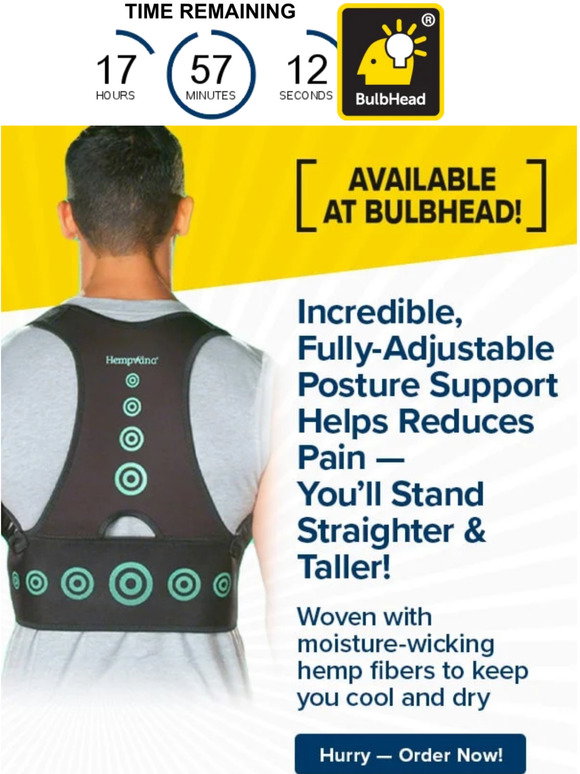 BulbHead: Improve your posture with this simple device | Milled