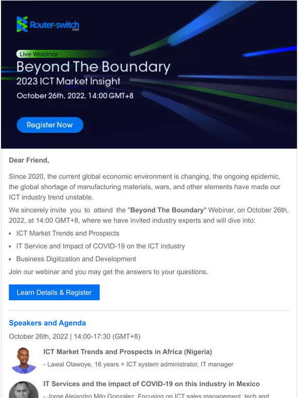 Router Switch: [Webinar] Beyond The Boundary, 2023 ICT Market Insight ...