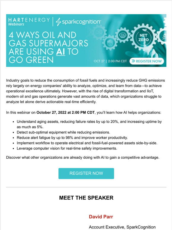Hart Energy: You're Invited - Hart Energy Webinars: 4 Ways Oil and Gas ...