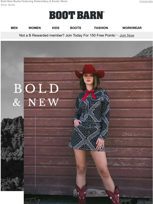 Boot Barn: New Boot Arrivals | Milled