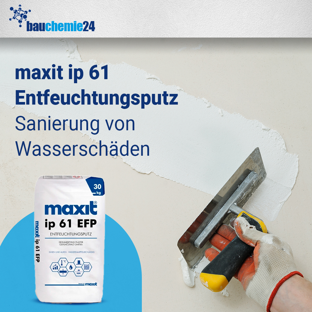 Bauchemie24: maxit ip 61 Entfeuchtungsputz - Sanierung von ...