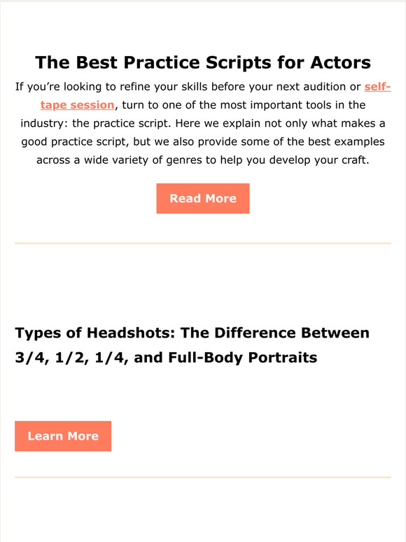 Backstage: The Best Practice Scripts; Difference Between Types of ...