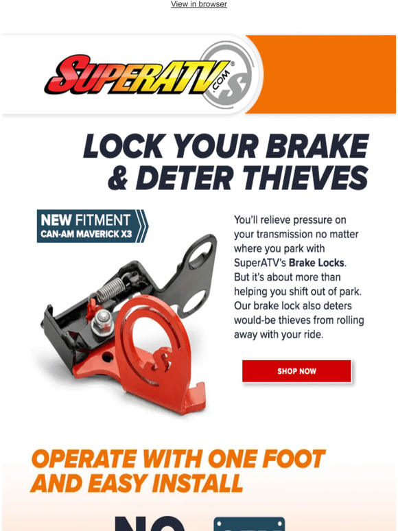 Super ATV: Lock Your Can-Am X3s Brakes! 🔒 | Milled