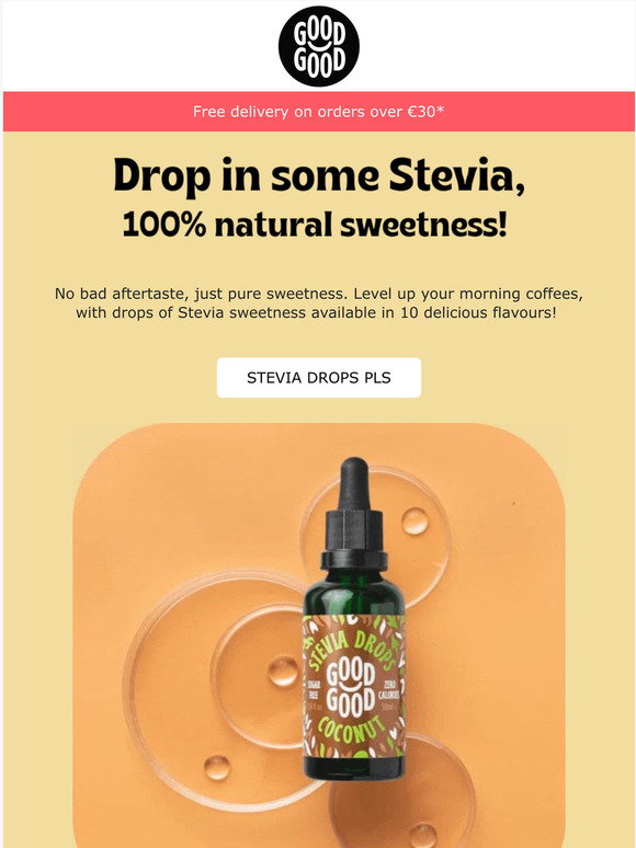 Good Good (US): How to make the perfect coffee with Stevia Drops☕ | Milled