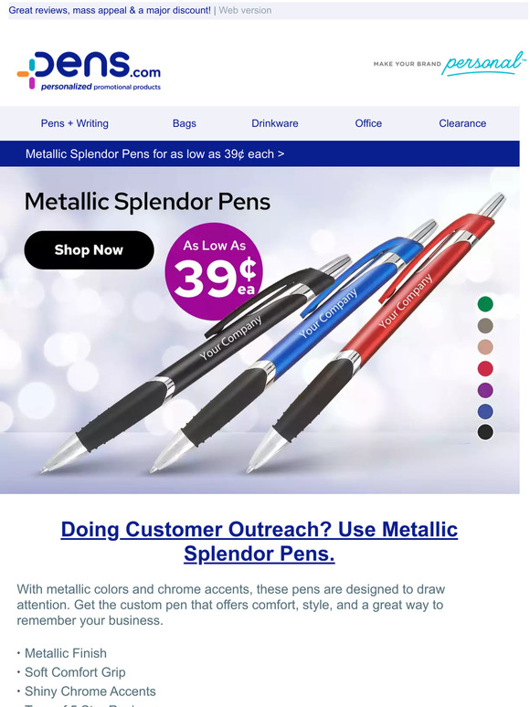 National Pen: Really not kidding! It's our way to say thank you ...