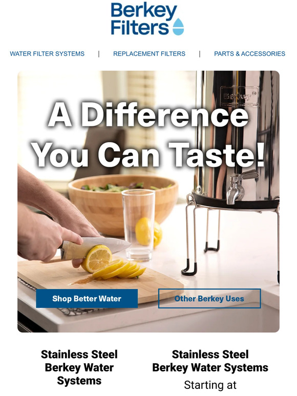 Berkey Filters: Experience Better Water 😋 | Milled