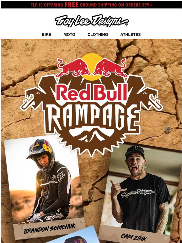 Troy Lee Designs: 📺 Tune In: Red Bull Rampage Featuring TLD's Freeride ...