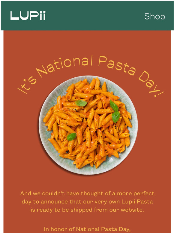 Lupii: 3 fun facts about pasta | Milled