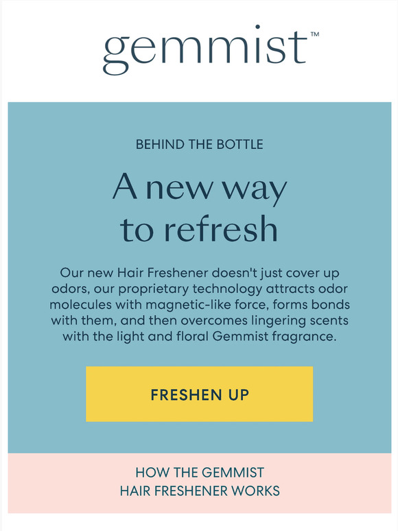 Gemmist: How our Hair Freshener works | Milled