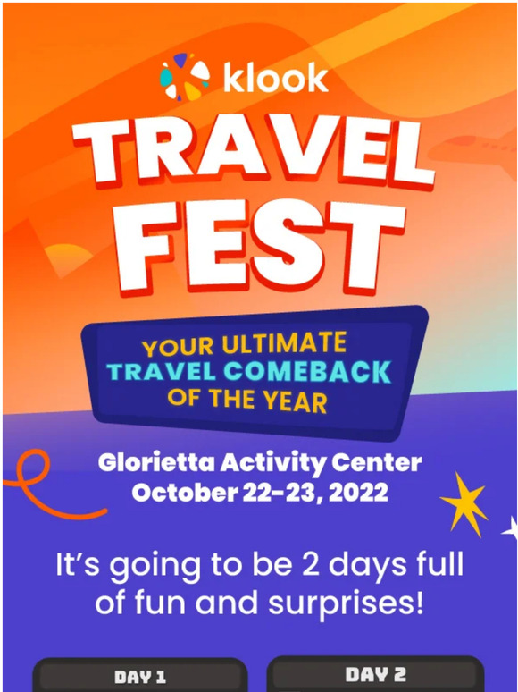 Klook: Everything you need to know about Klook Travel Fest 2022! 🎉👀 ...