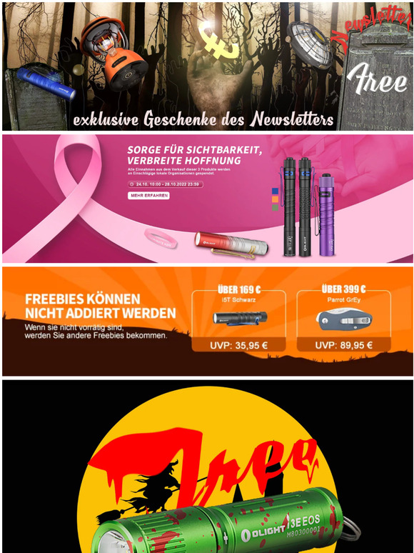 Olight: Halloween-Überraschungen anlässlich unseres zweiten Jubiläum ...