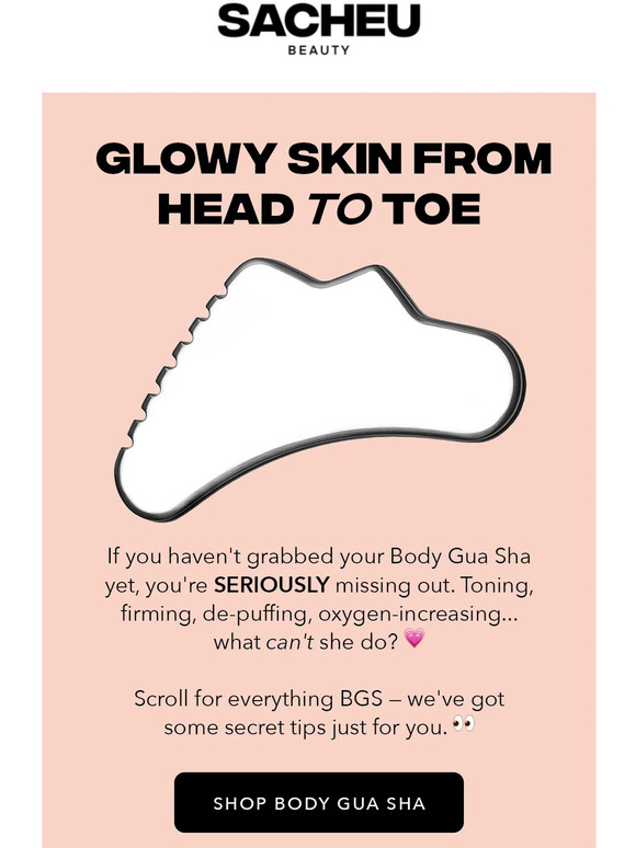 SACHEU Beauty: The truth about full-body gua sha 🔑 | Milled