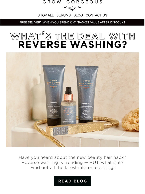 Grow Gorgeous: What is Reverse Washing? | Milled