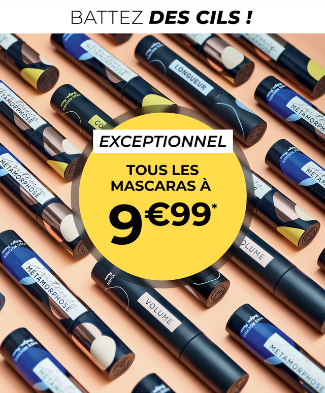 Yves Rocher: EXCEPTIONNEL 👀 Tous les mascaras à 9,99€ | Milled