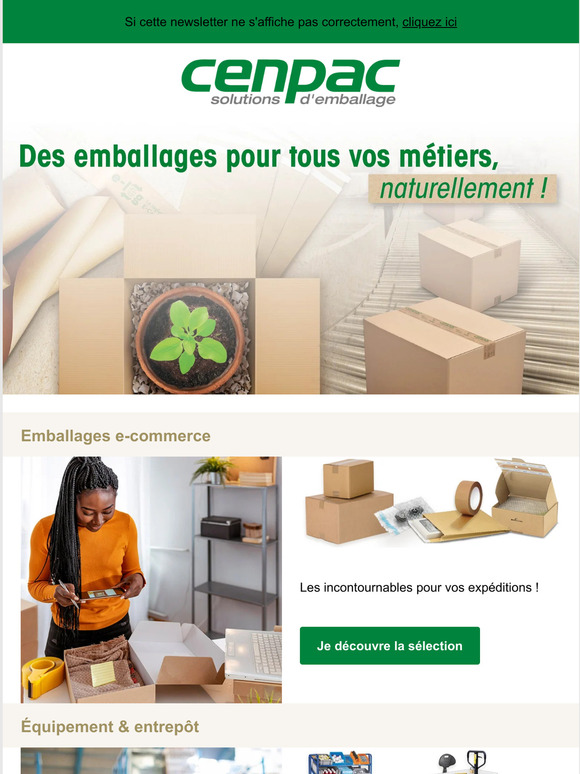 Cenpac: 📦 Des solutions qui vont vous emballer ! | Milled
