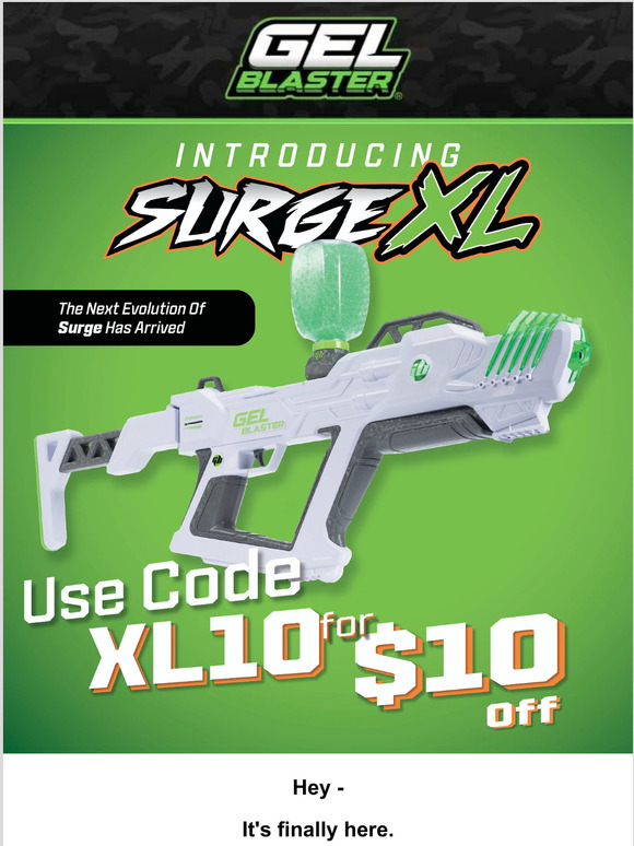 Gel Blaster: Love Surge? Meet Surge XL | Milled