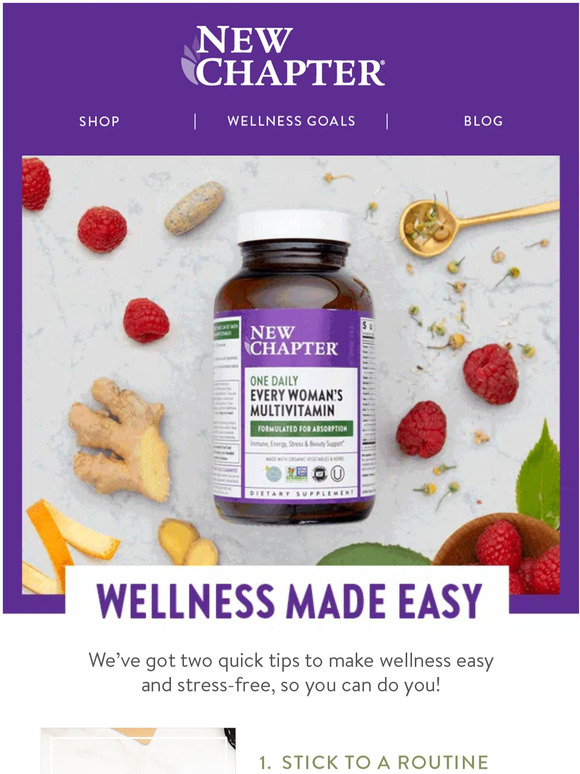 New Chapter: 2 Tips to Make Wellness Easy for YOU | Milled