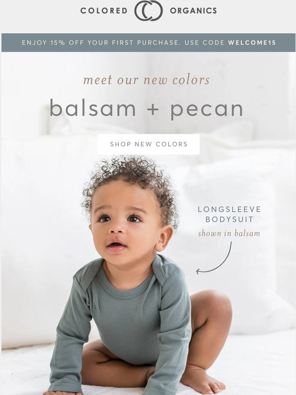 Colored Organics: Meet our new colors Balsam + Pecan! | Milled