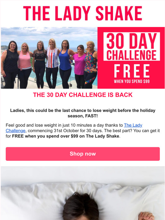The Lady Shake: The 30 Day Lady Challenge is back! | Milled