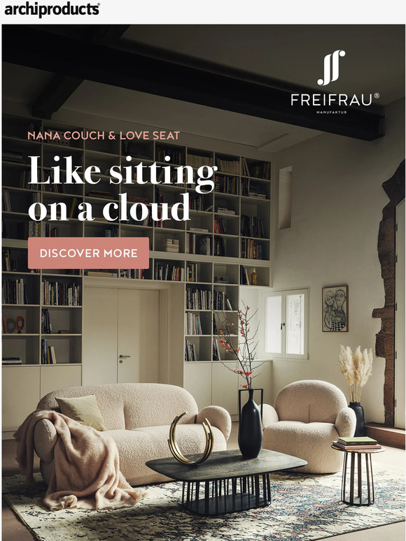 Archiproducts IT: Like sitting on a cloud together. New seats by Hanne Willmann for Freifrau ...