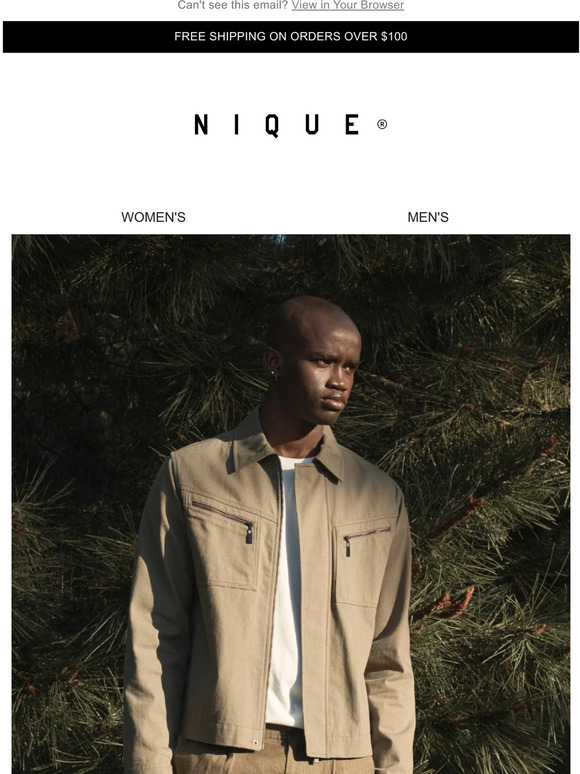 Nique: This Season's Must-Have' | The YUKI JACKET | Milled