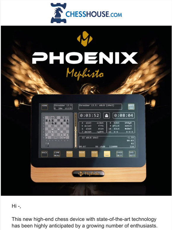 Chess House: Mephisto Phoenix: ground breaking electronic chess ...