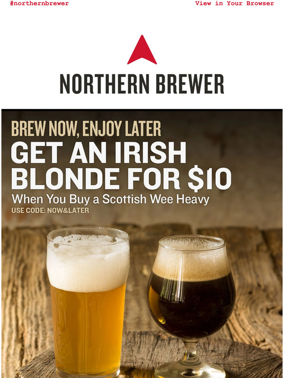Northern Brewer: BOGO $10 on two UK Beers with code NOW&LATER | Milled