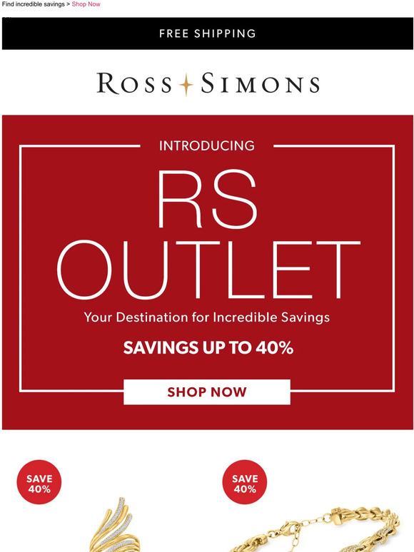 Ross-Simons: Introducing our ️ NEW ️ RS Outlet! | Milled