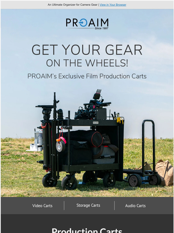 Proaim: Production Carts to Suit Every Need | Milled