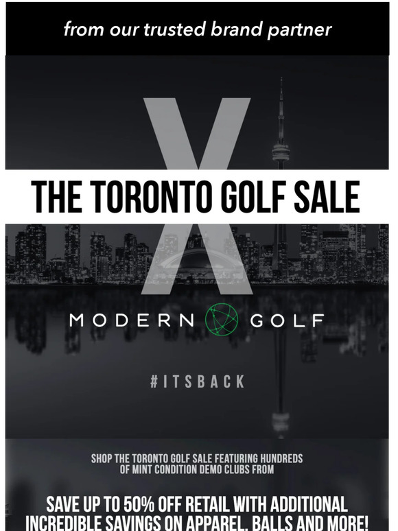 StyleDemocracy: The Modern Golf Toronto Golf Sale is Back! | Milled