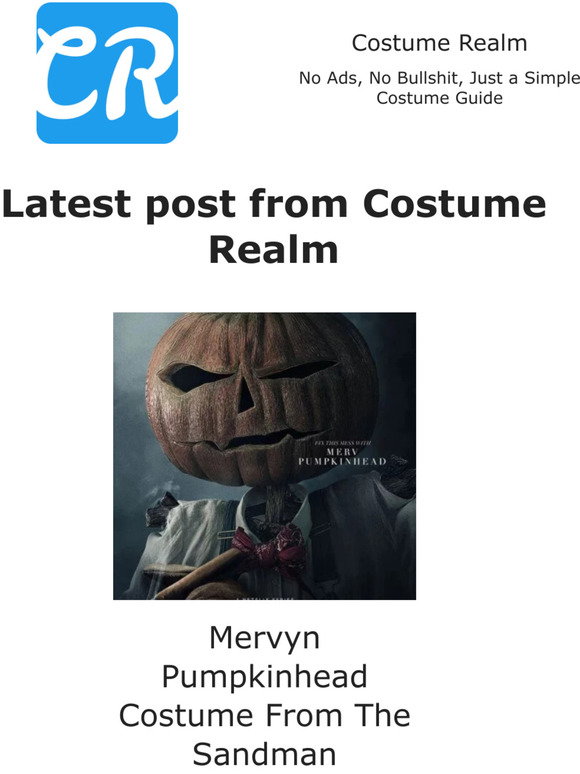 Costume Realm: New Costume Ideas For Halloween | Milled