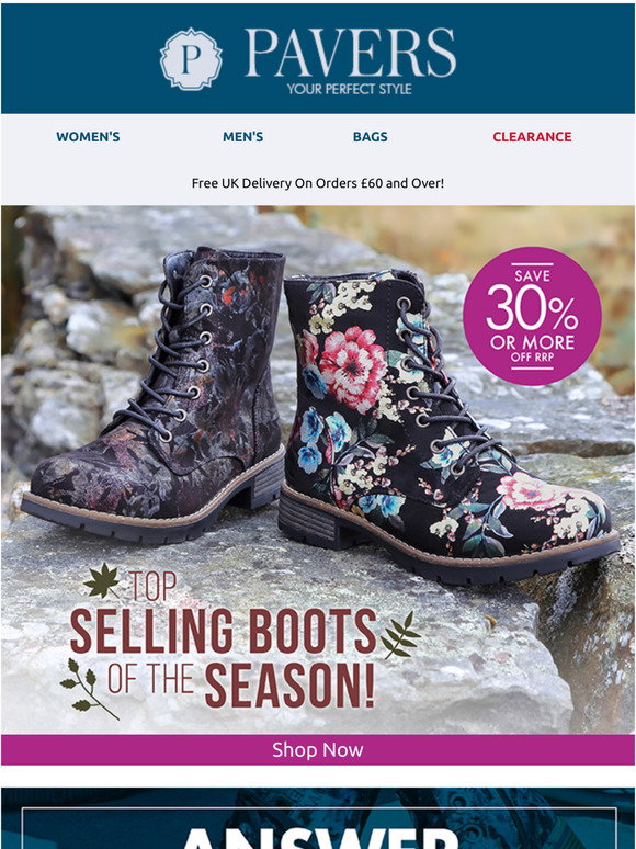 Pavers: Best selling ankle boots 👢 | Milled