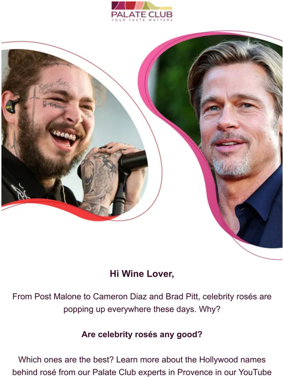 Palate Club: Rosés from Post Malone & Brad Pitt | Milled