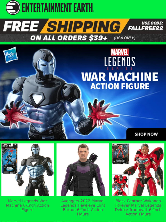 EntertainmentEarth.com: New Marvel Legends War Machine Action Figure ...