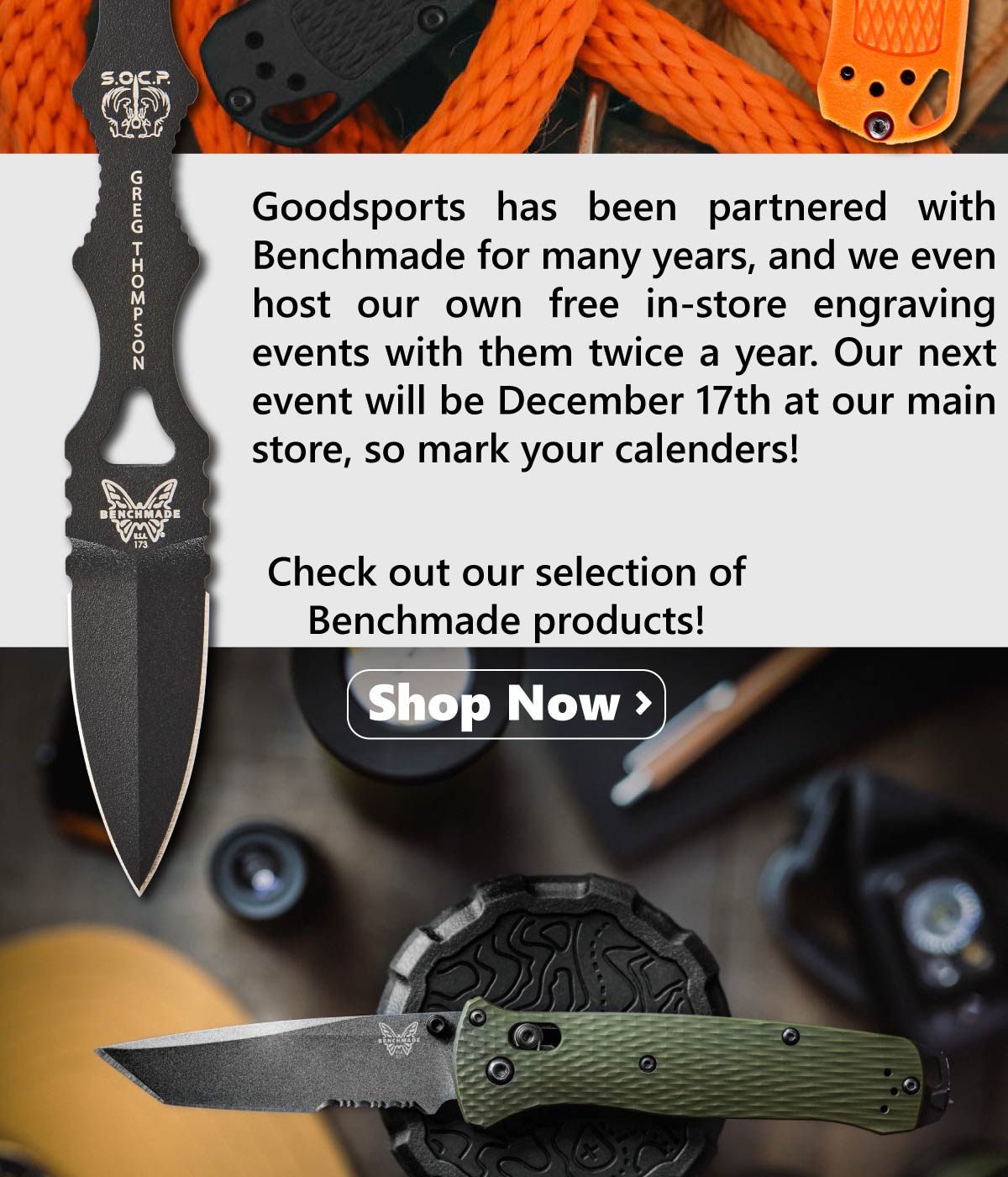 Good Sports: Learn About Benchmade! | Milled