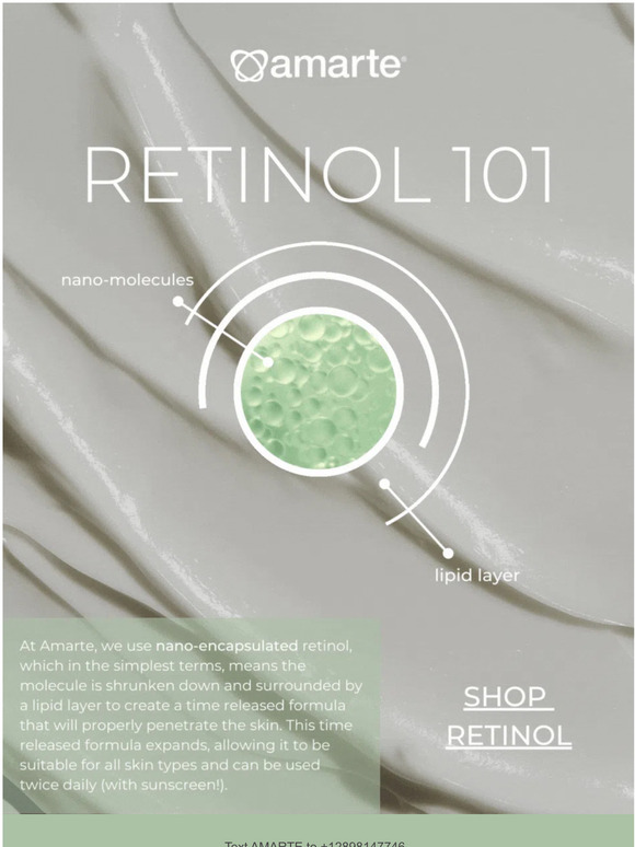 Amarte: Retinol 101 🔬 | Milled