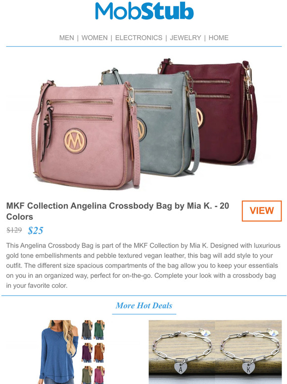 MobStub: MKF Collection Angelina Crossbody Bag by Mia K. - 81% OFF | Milled
