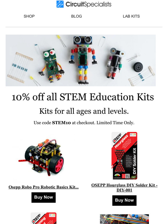 Circuit Specialists: STEM Education Kits for All Ages | Milled