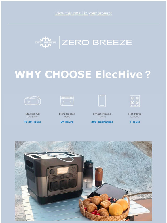 Zero Breeze: WHY CHOOSE ElecHive？ | Milled