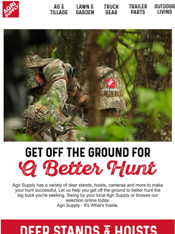 Agri Supply: Get Off The Ground For A Better Hunt | Milled