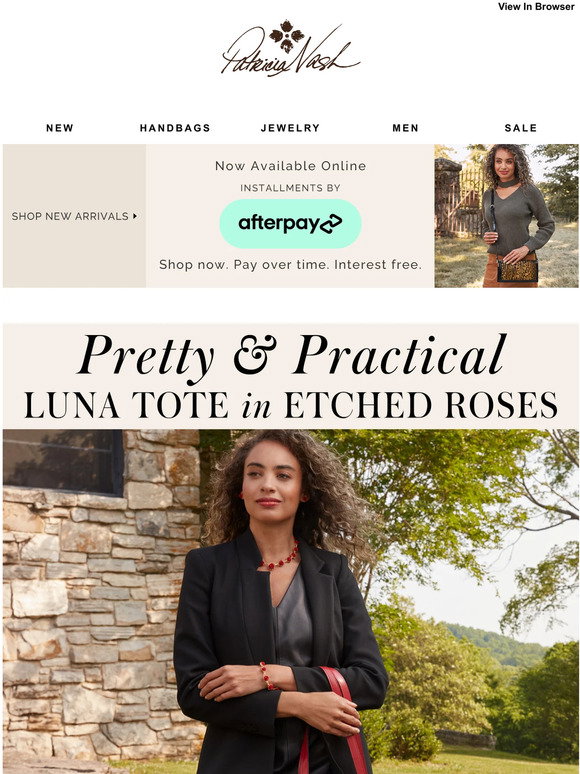 Patricia Nash: Practical Meets Luxury | New Luna Totes | Milled