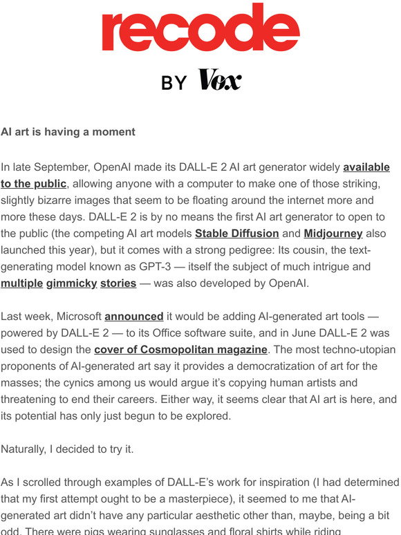 Recode: The colonial legacy in AI art | Milled