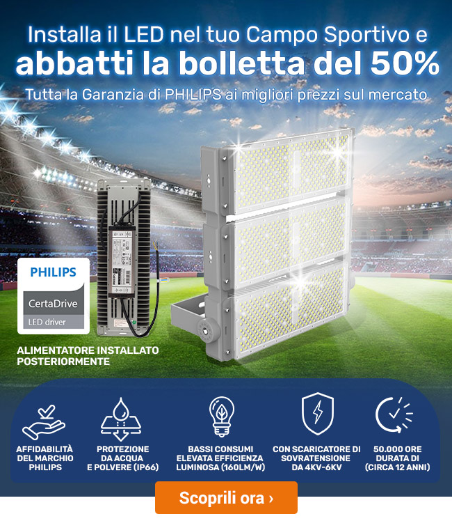 Led Diretto: Fari LED Philips per impianti sportivi: Risparmia e ...